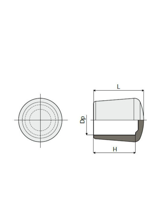 Cap for pins - Conveyor components - D.O.M - D.O.M